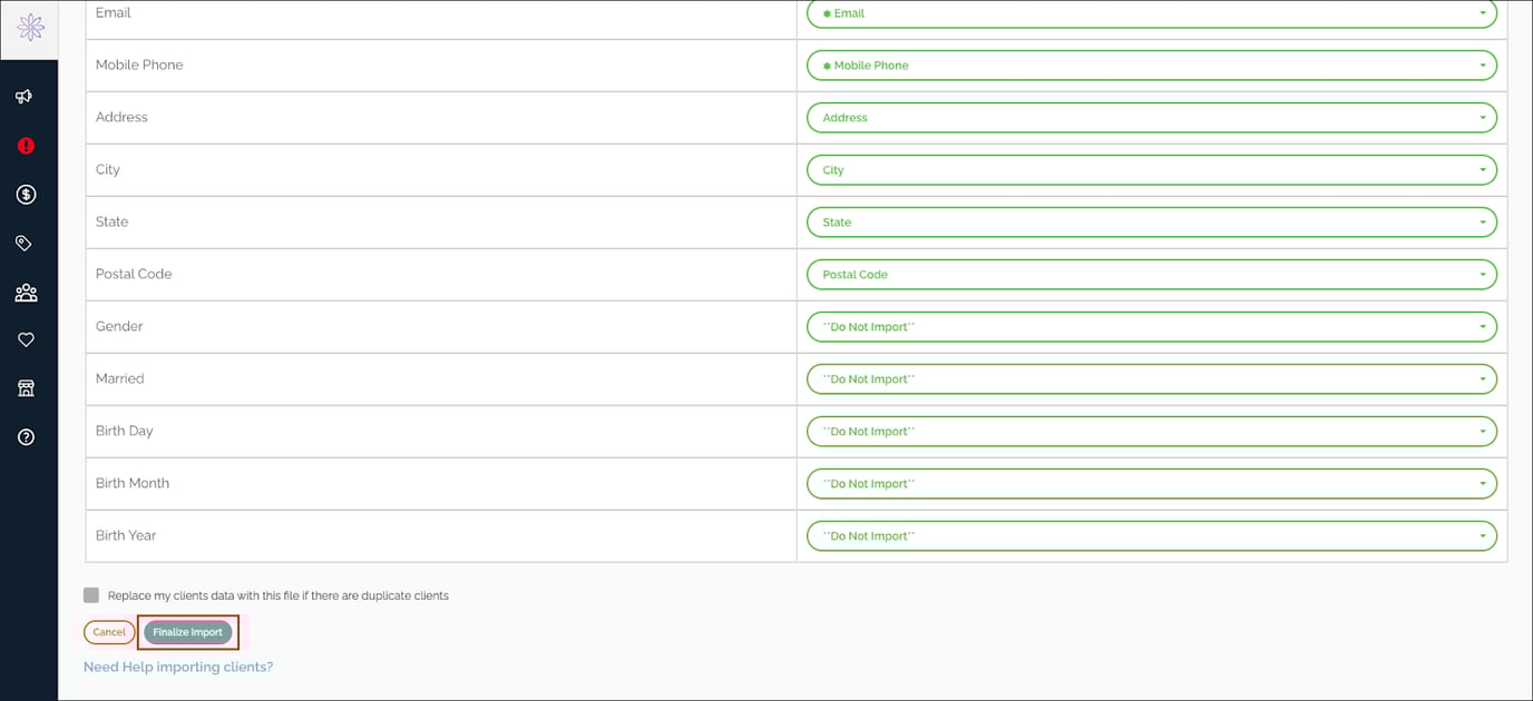 How do I upload clients?